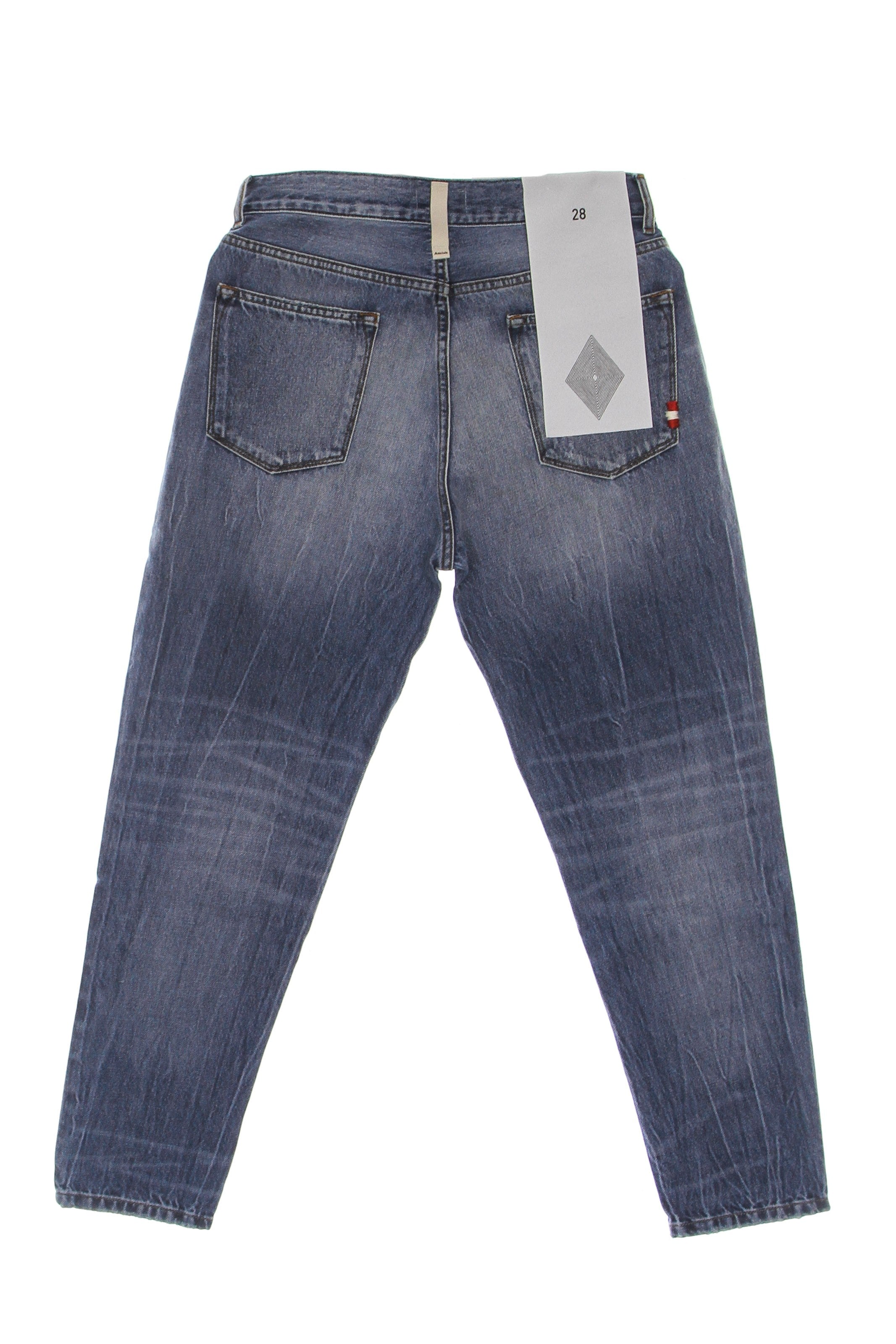 Amish Jeans Men Jeremiah Recycled Denim Fold Stone P22AMU001D486A010 ...