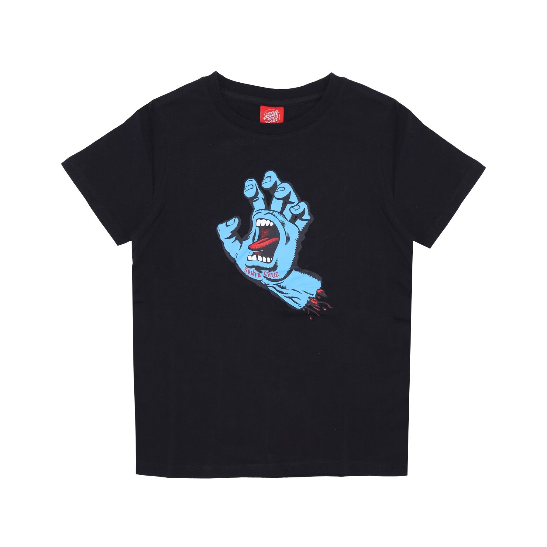 Santa Cruz Maglietta Ragazzo Screaming Hand Tee Black SCA-YTE-0932 ...