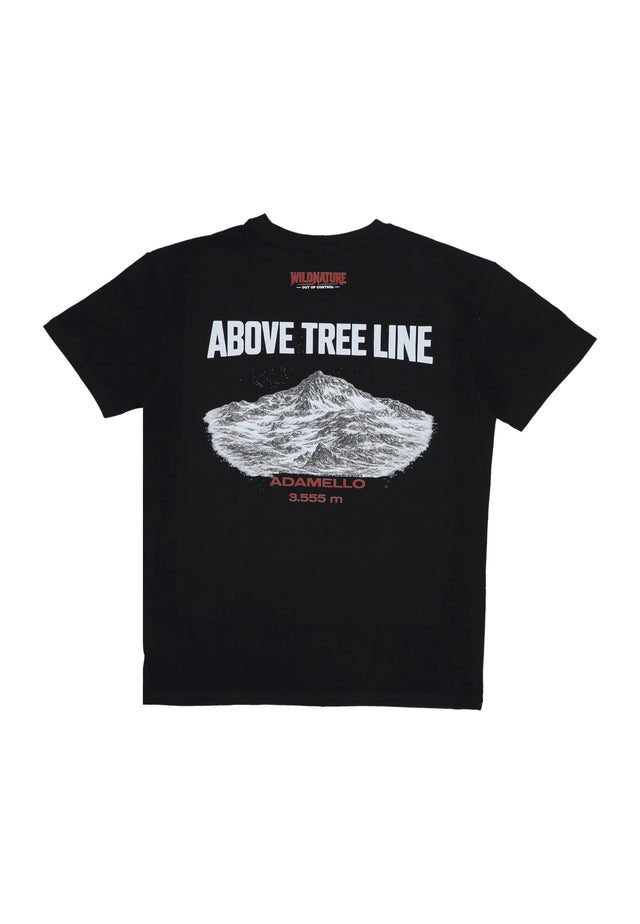 Wild Nature Men's T-Shirt Wn Above Treeline Adamello Tee Black WNA021 ...